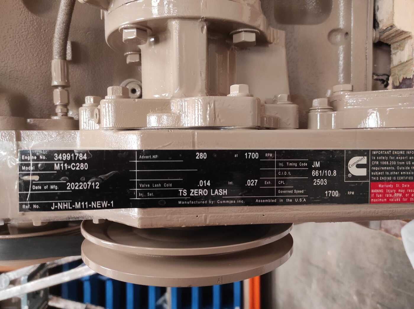 Cummins M11 complete engine